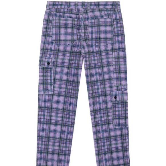 Teddy Fresh | Pants & Jumpsuits | Nwt Teddy Fresh Plaid Corduroy Cargo ...